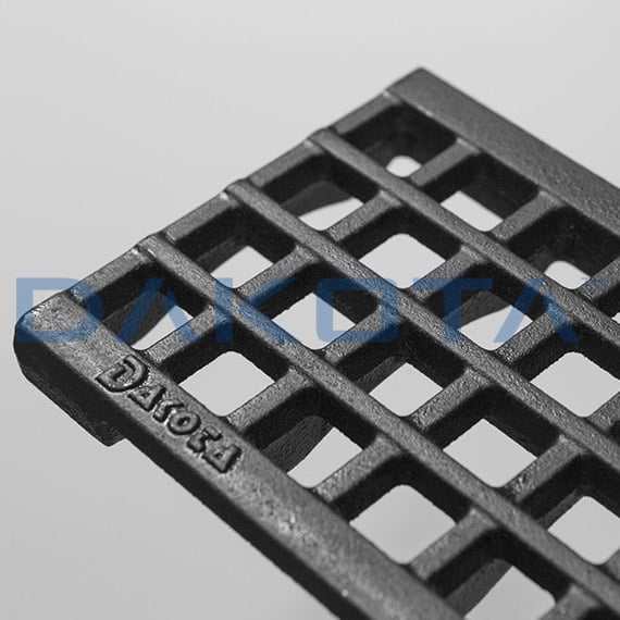 Cast Iron Square Drainage Channel Grate | Dakota Group