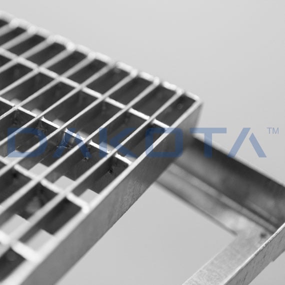 Heel-Proof Square Grate with Steel Frame