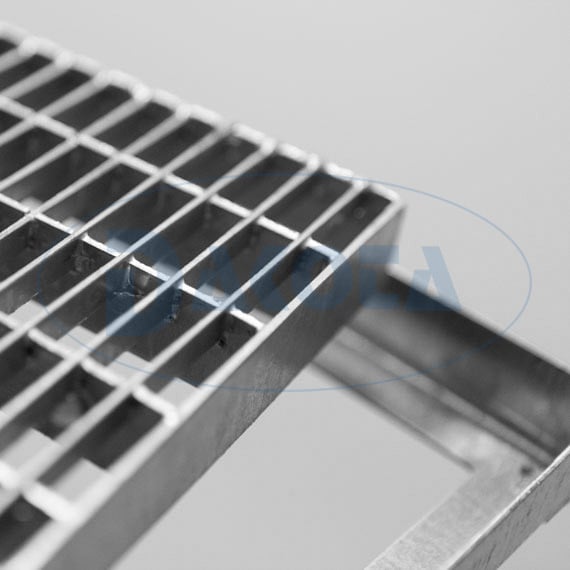 Heel-Proof Square Grate with Steel Frame