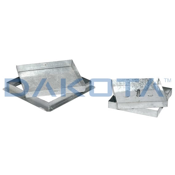 Heavy Galvanized Steel Recessed Cover